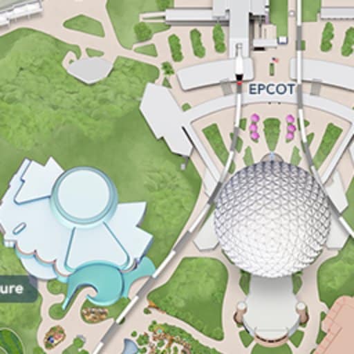 Epcot Spaceship Earth Layout