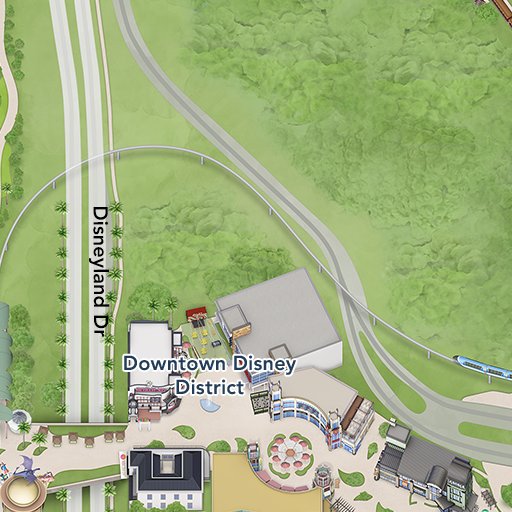 Disney Downtown Map